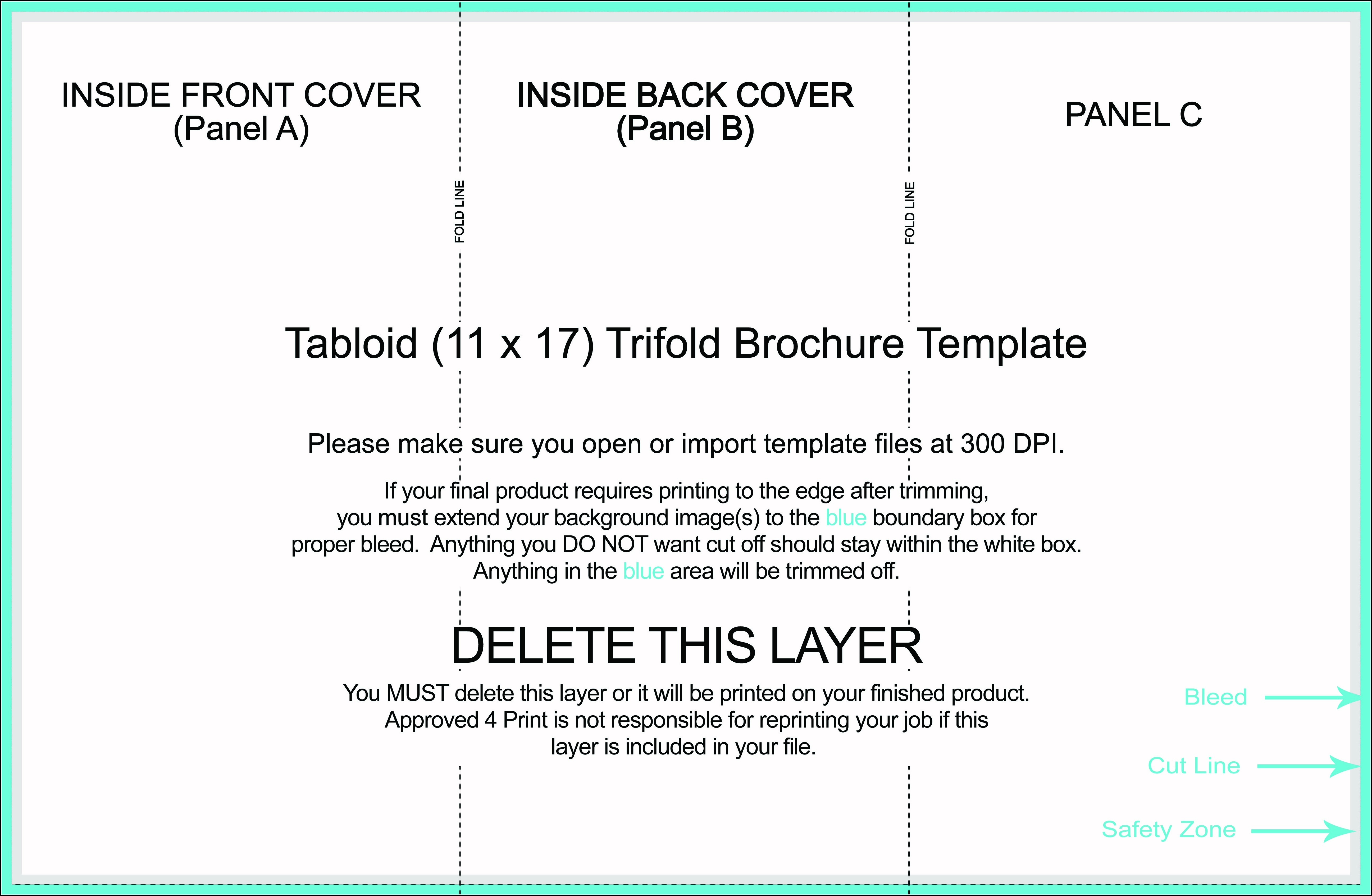 11x17 Trifold Template Word Template 2 Resume Examples xm1eQXE1rL