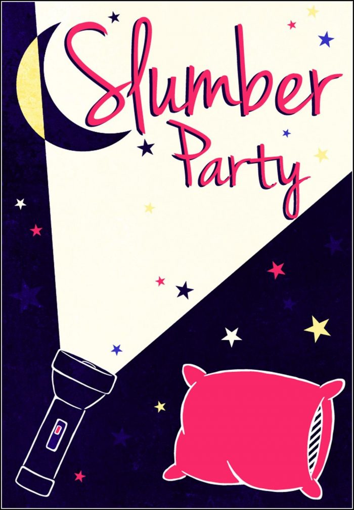 Sleepover Party Invitation Template Template 2 Resume Examples 