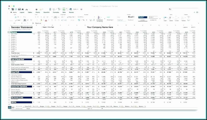 5 Year Sales Forecast Template Excel Template 1 Resume Examples 