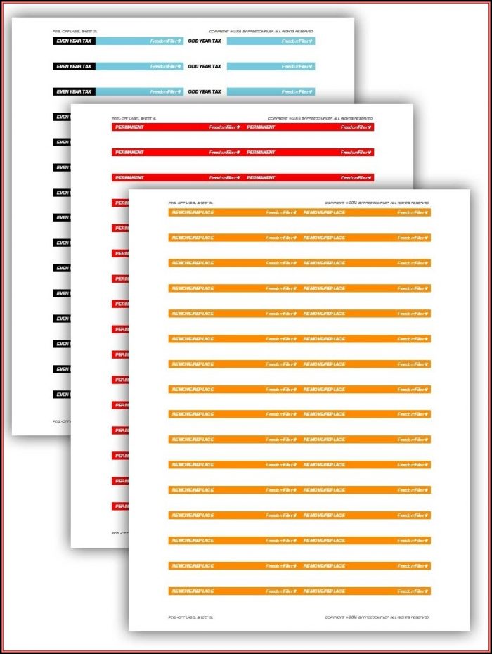 Excel Template For Hanging File Folder Tabs Template 2 Resume 